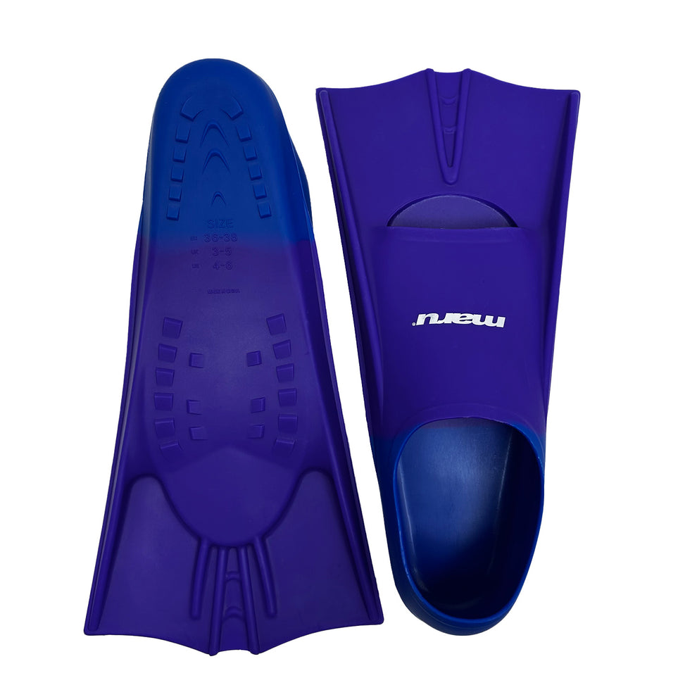 Training Fins | Purple and Blue | Maru – Maru Swimwear